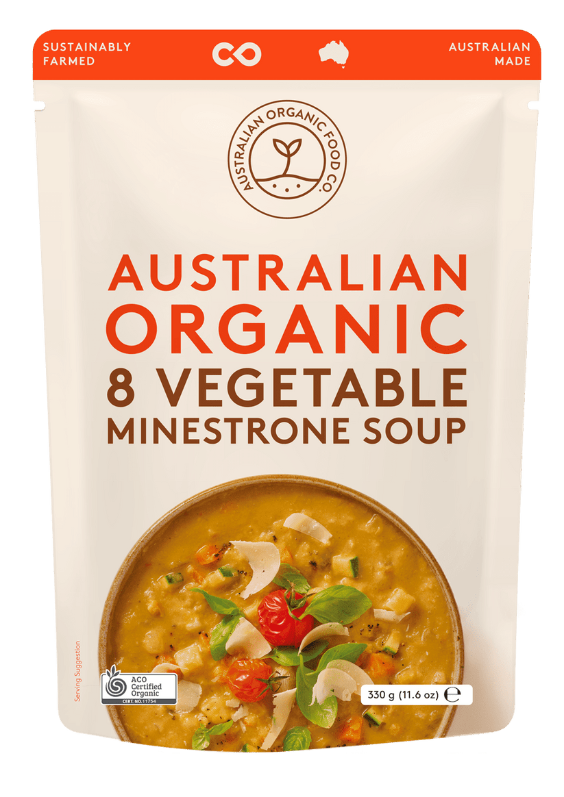 Organic Ready Made Soup - 8 Veg Minestrone 330g – Organicbox
