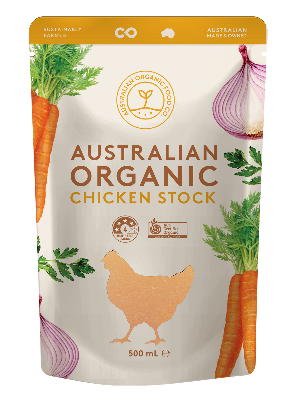 AOFC Organic Chicken Stock 500ml – Organicbox